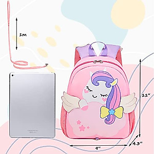 Unicorn Toddler Backpack for Girls Preschool Backpack for Girls Kids' Backpacks Small Mini Toddler Backpack Toddler Bookbag