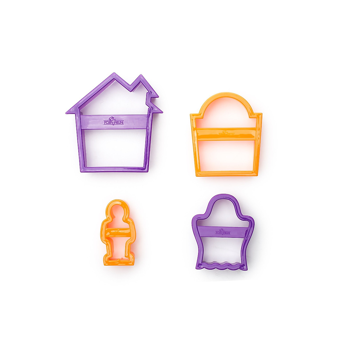 Fox Run 3668 Nesting Halloween Cookie Cutters, 1.5 x 4.5 x 7.5 inches, Multicolored