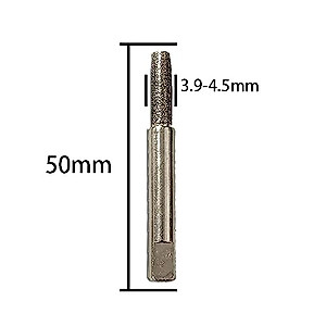 IEUDNS Chain Saw Sharpening Stone Grinding Bits, Easy to Install, Chain Saw Sharpening Rotary Bit Burr Stone File for Carving,DIY Chain Saw Grinding, 4.5mm