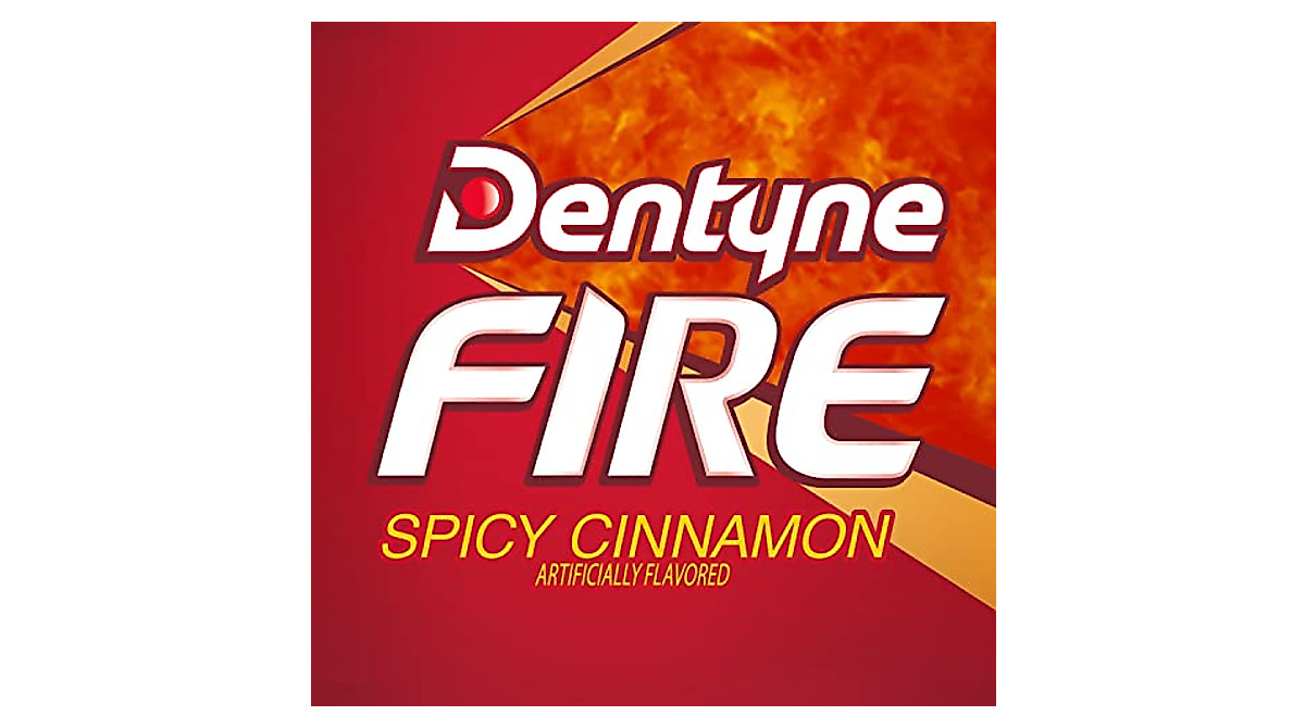 Dentyne Fire Spicy Cinnamon Sugar Free Gum - Long-Lasting Fresh Breath
