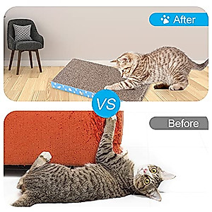 5 Packs in 1 Cat Scratch Pad, Cat Scratcher Cardboard,Reversible,Durable Recyclable Cardboard, Premium Scratch, Suitable for Cats to Rest, Grind Claws and Play