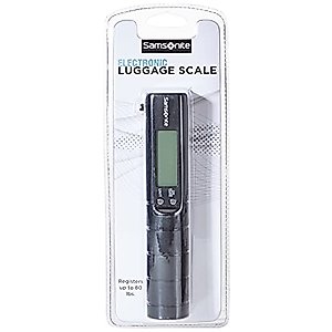 Samsonite Electronic Luggage Scale, Black, One Size
