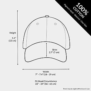 The Hat Depot 100% Cotton Pigment Dyed Low Profile Dad Hat Six Panel Cap (1. Green)
