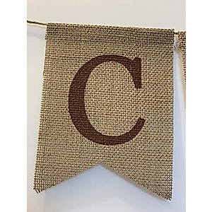 Rustic Burlap Coffee Bar Banner for farmhouse wall and table decor,Party Supplies and Decorations for Kids Birthday,Wedding,Anniversary,Bachelorette,Winter Hot Coffee Bar Sign for Photo Prop and Backd