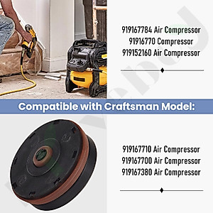 N008792 Air Compressor Regulator Repair Kit - by Braveboy, Compatible with Porter Cable/Craftsman/D-ewalt, Replacement D55155 D55167 D55684 23400S Compressor Regulator Repair Kit