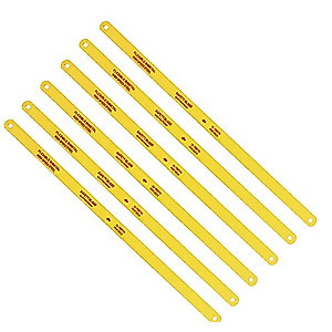 ACXMKEX 12" Bi-Metal Hacksaw Blades, 18 TPI, 24 TPI,32 TPI, 6pack - Replacement High Speed Steel Safe Flex Hacksaw Frame Blade,HB182432-2