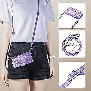 HUANGTAOLI Crossbody Shoulder Strap Phone Case for Oppo Reno4 Pro 5G, Magnetic Closure Kickstand Flip Phone Case for Oppo Reno4 Pro 5G