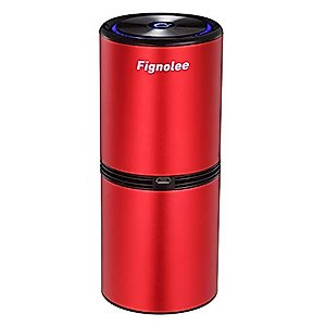 Car Air Purifier|Portable Air Purifier|Air Purifiers for Home,Bedroom,desktop|Car Air Fresheners|Pet Odor Eliminator|Removes PM2.5 Dust,Smoke,Car Odor |Personal Air Purifier for Travel | FIGNOLEE