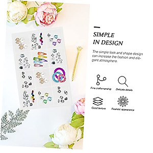 COHEALI 2pcs boxes Bead Earring Holders Tray Bin Clear Items Case Beads Tackles Jewelry Compartment Storage White Jewelries Container Plastic Empty for Sundries Grids Containers Organizer