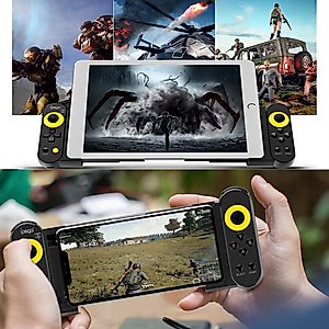 IPGEA PG-9167 Mobile Controller, Wireless 4.0 Gamepad Joystick Telescopic Game Controller Compatible Galaxy S10/S10 & Galaxy A51 Note 9 Phone XR XS Phone 11 Most iOS/Android Smart Phone Tablet PC