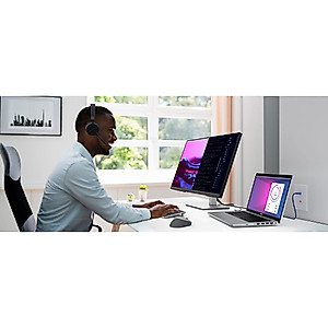 Dell P2423DE 23.8" QHD WLED LCD Monitor - 16:9 - Black, Silver