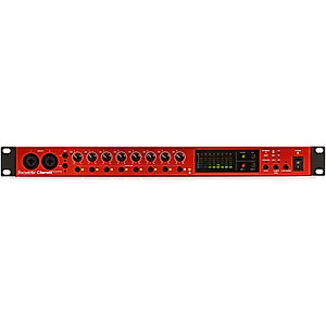 Focusrite Clar­ett Oc­to­Pre Pro­fes­sion­al Qual­ity 8-in/8-out ADAT Mic Preamp for Mu­sic Pro­duc­tion, with High Dy­nam­ic Range, Ul­tra-low Noise, and All-ana­logue Air