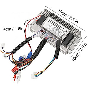 Bike Fender 36V 48V 60V 72V 1000W Brushless Controller Aluminium Shell Electric Bicycle Scooter E-Bike 3 Mode Sine Waves Speed Controller Mud Guards (Size : 48-60V)