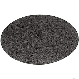 Round Under Grill Splatter Mat, Fireproof Heat Resistant BBQ Gas Grill Garage Cabinet Protective Floor Mat Rug for Outdoor Backyard Deck Patio 27’’x27’’/36’’x36’’ (27‘’x27‘’)