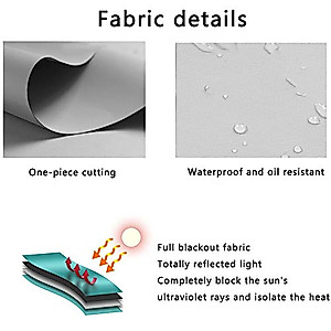 JIANFEI Roller Blinds, Hand Pull Automatic Lifting Curtain Kitchen Waterproof Oil Bathroom Privacy Protection Shade 2 Colours, Customizable (Color : Green, Size : 80cmx90cm)