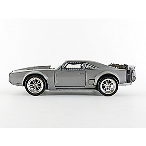 JADA Toys Fast & Furious 1:24 Dom's Ice Charger Die-cast Car, Toys for Kids and Adults, Silver (98291)