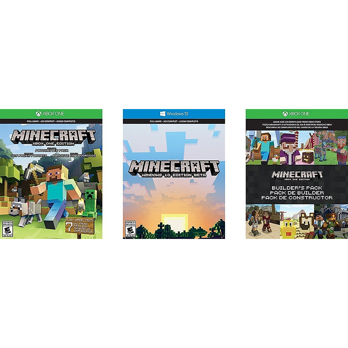 Xbox one S Console Bundle 2 items:Xbox One S 500GB Console - Minecraft Bundle,Madden NFL 17 Game Disc