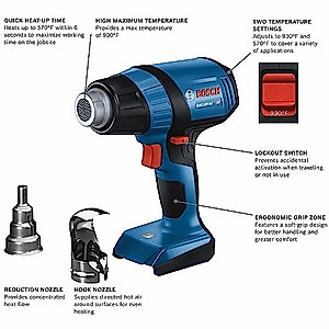 BOSCH GHG18V-50N 18V Heat Gun (Bare Tool)