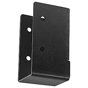 VEVOR Concealed Joist Hanger, 2"x4" Outdoor Accent Concealed-Flange, Pack of 24 Concealed Joist Bracket, Q235 Steel Plate Powder-Coated Concealed Face Mount Joist Hanger for 2"x4" Beam Swing, 3.7"