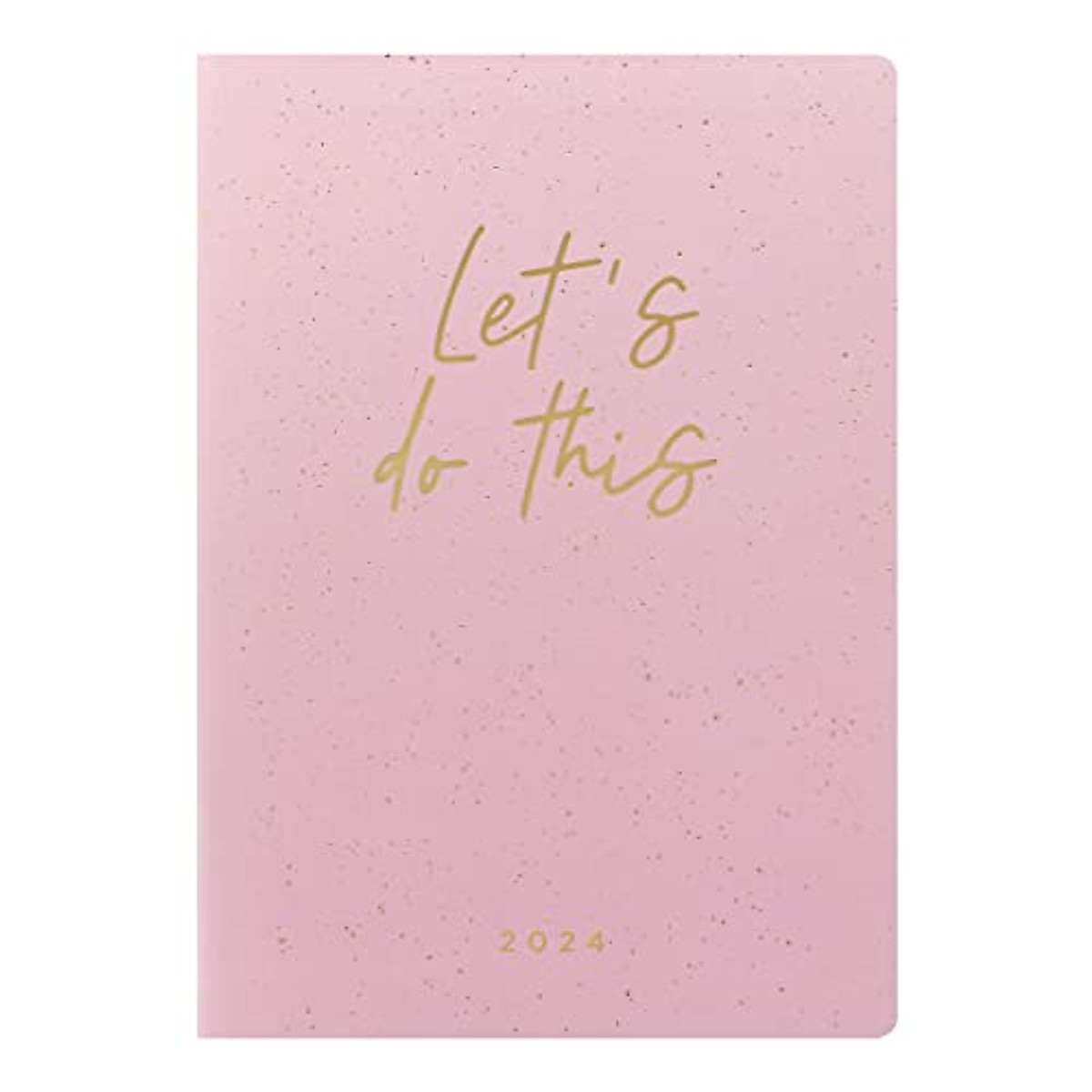 Letts of London Inspire Weekly/Monthly Planner, 12 Months, January to December, 2024, A5 Size, 8.25" x 5.875", Multilingual, Pink (C082021-24)