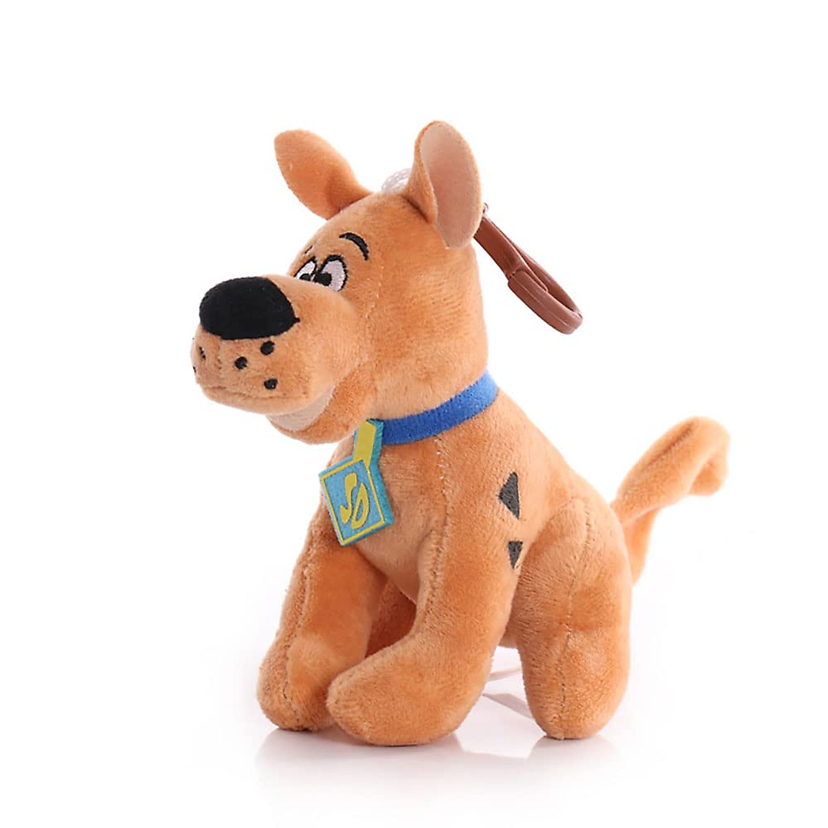 Giliger Scoooby Doo 6 Inches Plush Keychain for Bag Backpack Stuffed Animal Dog Gift Stocking Stuffers for Kids Teens
