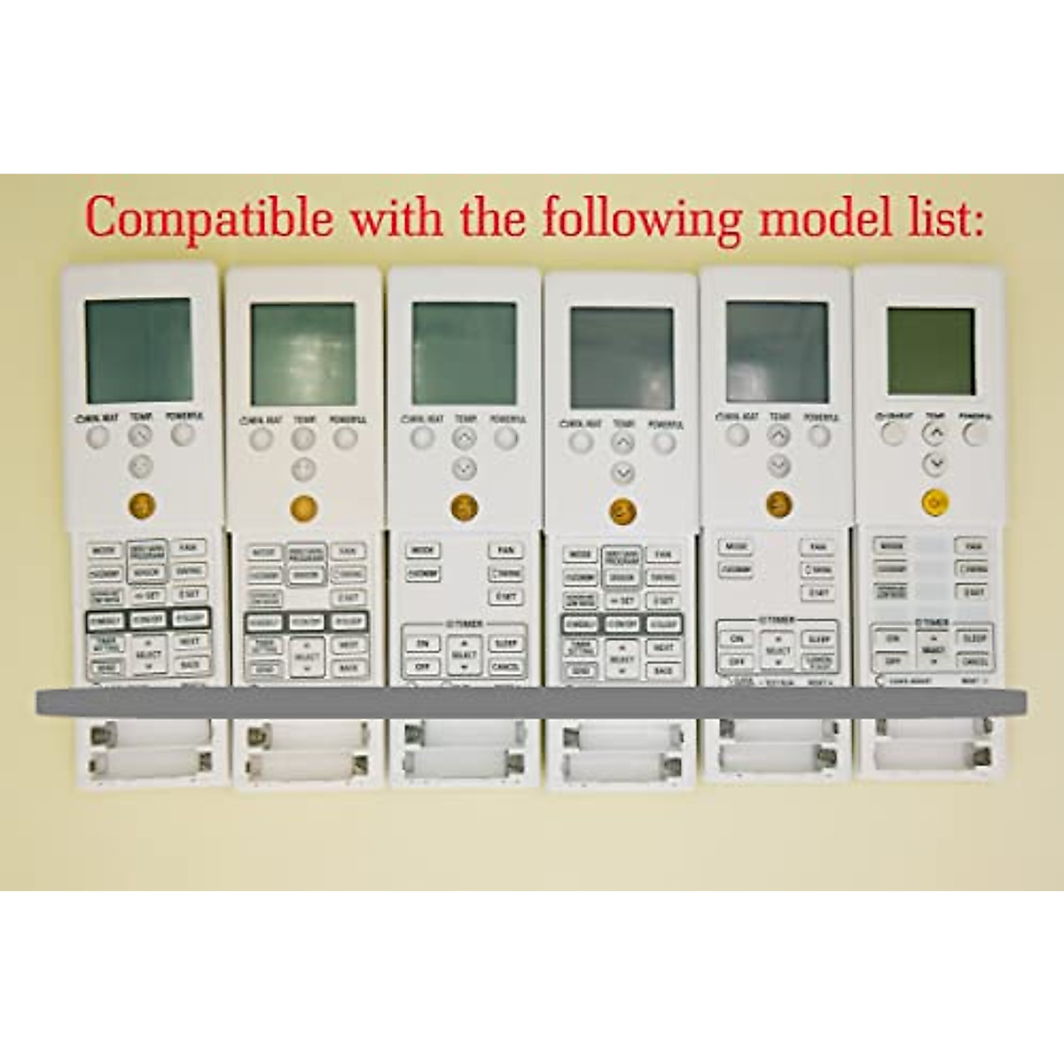 Replacement for Fujitsu Air Conditioner Remote Control AR-REM1U ARREM1U ASU9RLS3Y ASU12RLS3Y ASU15RLS3Y ASU30RLE, ASUG09LZAS ASUG12LZAS ASUG15LZAS Display in Both Fahrenheit and Celsius