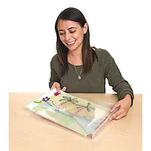 Student Take-Home Envelopes - 12 Plastic envelopes.