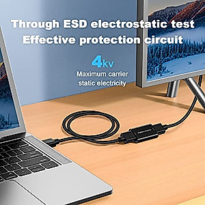 JCHICI HDMI Repeater 2.0, 4Kx2K 1080P 3D HDMI Signal Amplifier Booster Up to 164ft (50M) Transmission Distance 18Gbps Bandwidth HDCP 2.2