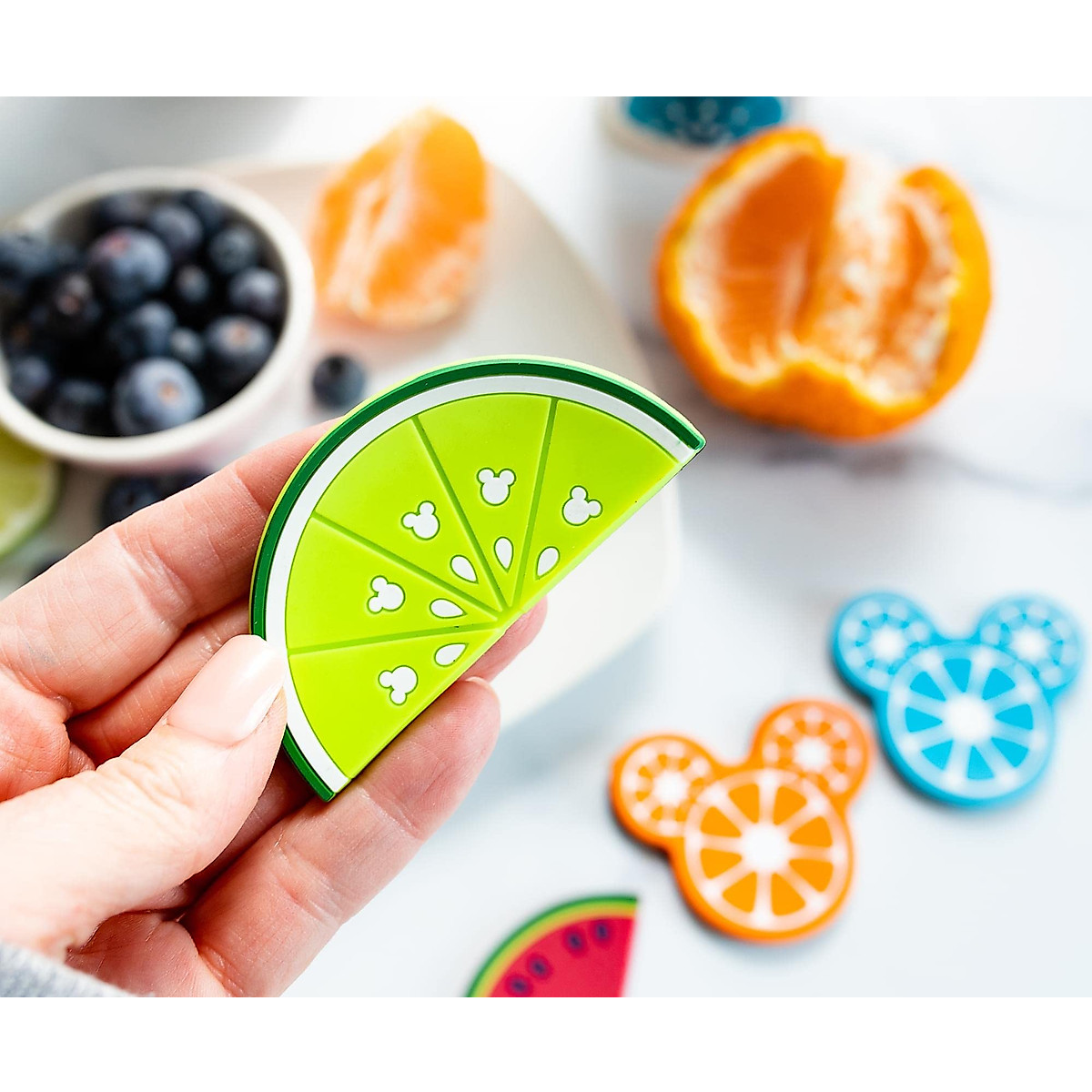 Disney Mickey Mouse Fruit Magnets | Set of 4