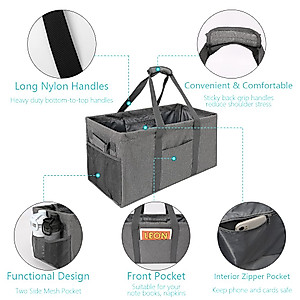 Acnusik Extra Large Utility Tote Bag for Women with Pockets, Canvas ...