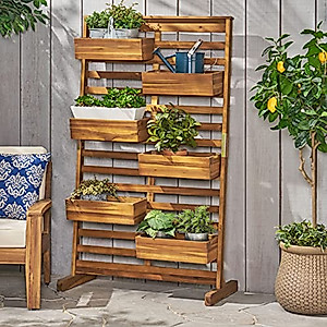 Christopher Knight Home Thiago Outdoor Plant Stand, Teak