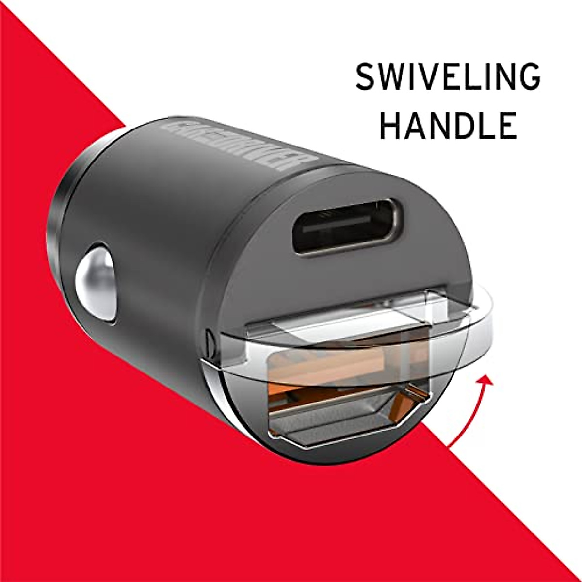 Car and Driver USB C Car Charger Adapter | Dual Wireless Car Charger, Cigarette Lighter USB Charger | Galaxy, iPad, iPhone Car Charger & More USB-C Power Delivery, USB-A Quick Charge 3.0, 4.5A Output