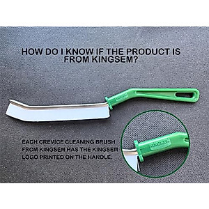 KINGSEM 2024 New Crevice Cleaning Brush, Hard-Bristled Washing Brush, Corner Edge Cleaning Brush, Multifunctional Gap Brushes for Kitchen countertop Surfaces, Windows Groove, Tiles & Faucets - 3PCS