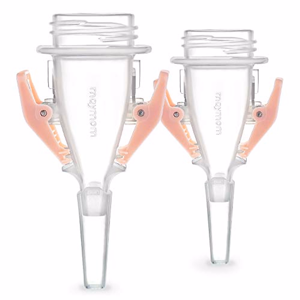 Maymom Narrow Neck Breastmilk Storage Bag Adapters Compatible with Medela Pumps (Selected), Selected Ameda Pumps to be Compatible with Lansinoh and Nuk Breastmilk Storage Bags