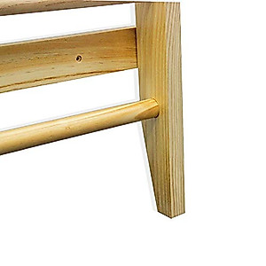 Urban Cycling Apparel Swedish Ladder Wood Stall Bar Suspension Trainer – Physical Therapy & Gymnastics Ladder w/ 10 Strategic Rods. Solid Pine.