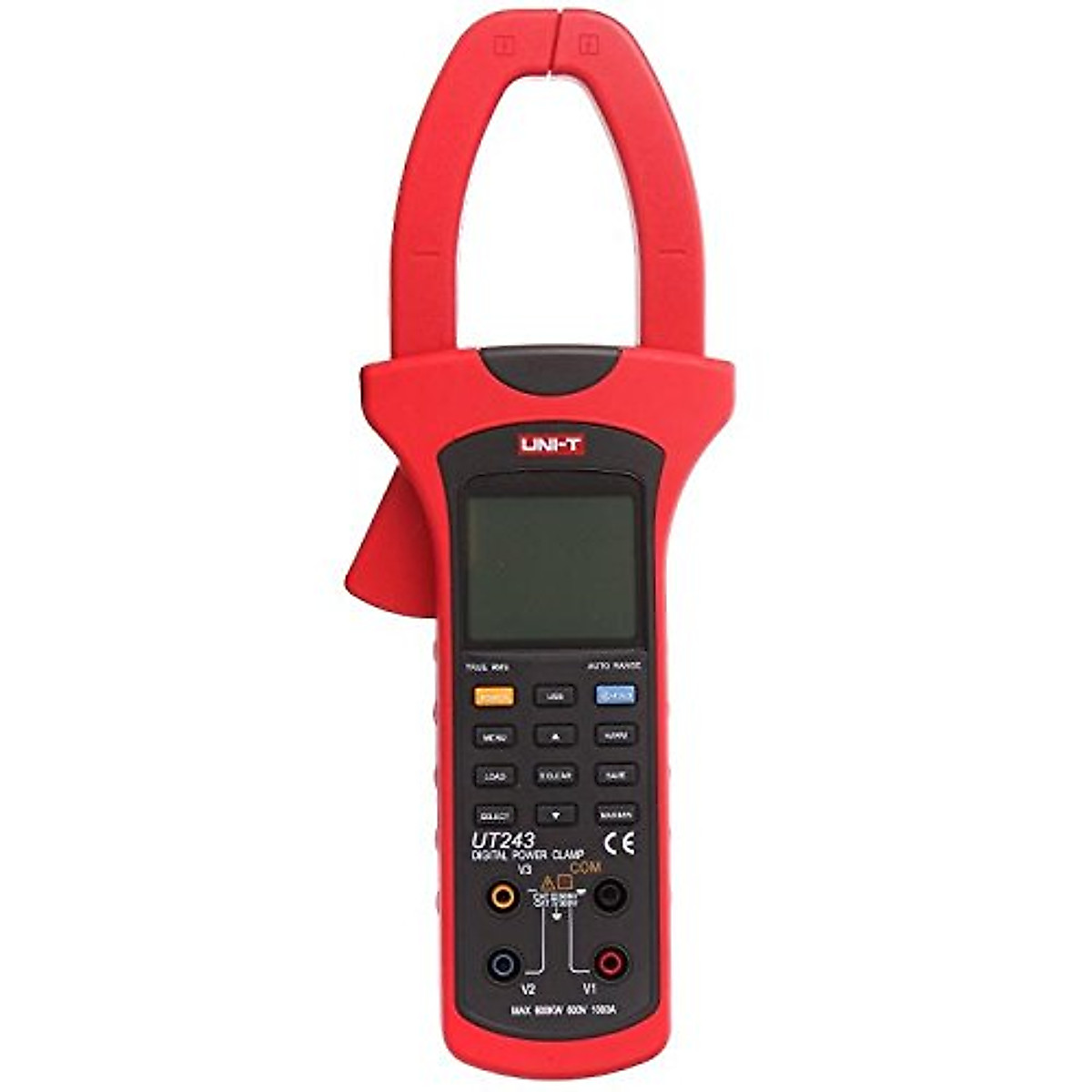 UNI-T UT243 Three Phase True RMS Harmonic Analysis Power Clamp Meter USB Data