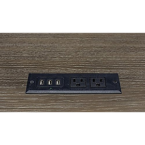 Martin Furniture Desk And Return, Weathered Dove