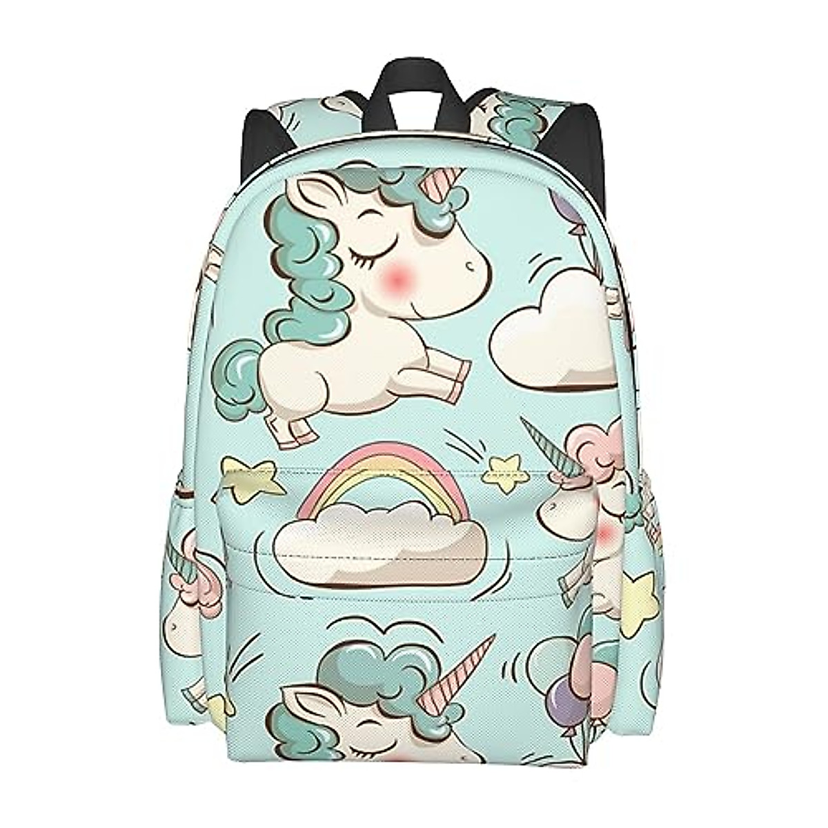 PEIXEN Cute Animal Rainbow Unicorn Travel Backpacks Laptop Backpack Lightweight Rucksack Casual Daypack Computer Bags for Women Men