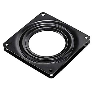 Amoyland 4 Pack 4-Inch Lazy Susan Turntalbe Bearings Rotating Plate,Lazy Susan Hareware 5/16 Inch Thick Swivel Plate for Rotating Bookshelf, Serving Trays, Kitchen Storage Shelf