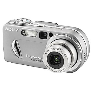 Sony DSCP10 Cyber-shot 5MP Digital Camera w/ 3x Optical Zoom