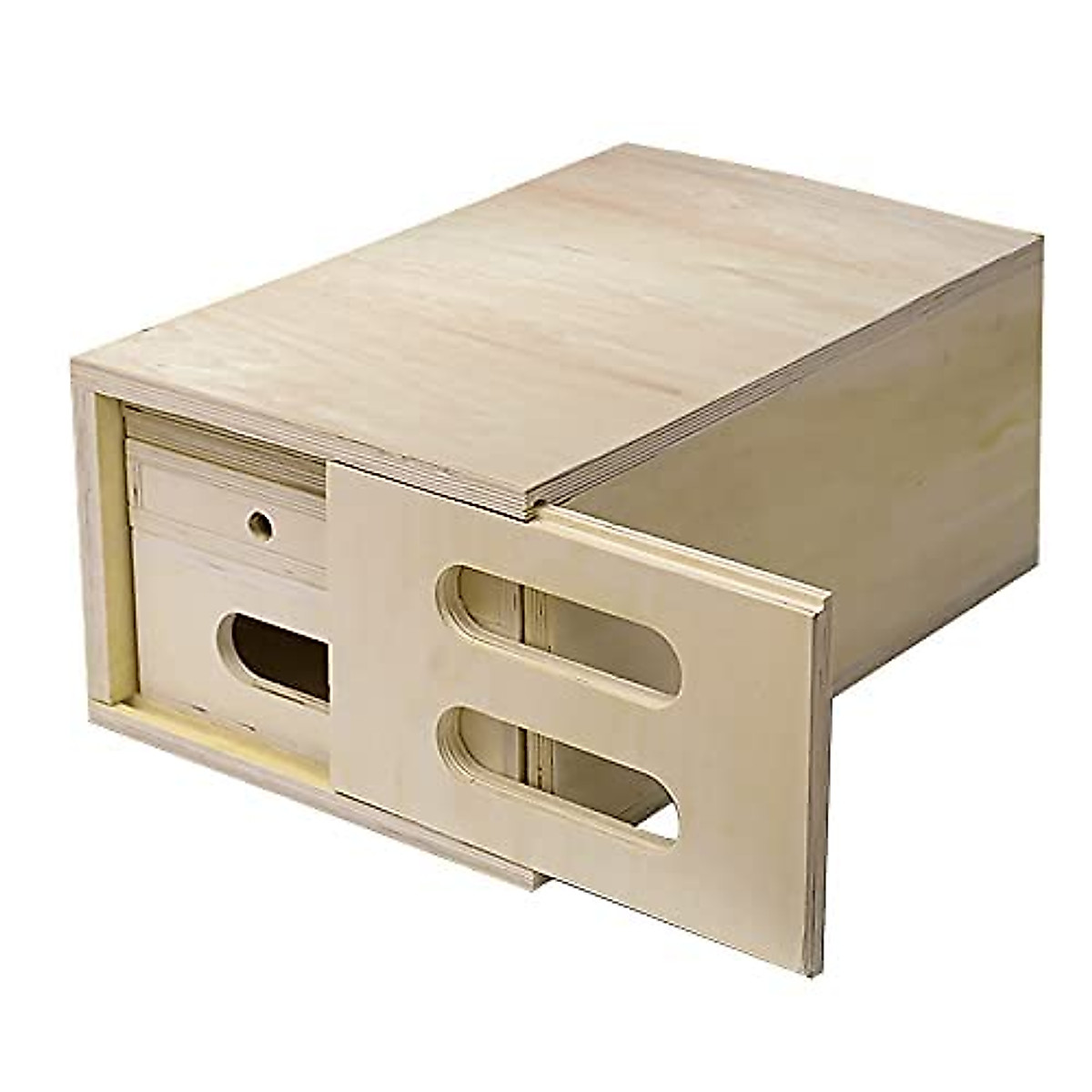 lesolar Photography Apple Box, Set of 5 Standard Wooden Apple Boxes with Magnetic Lid Design Multifunctional Wooden Boxes for Supporting Height-Adjusting Photo Studio Film Set and Photography