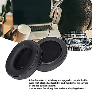 Earphone Ear Pads, 2pcs Headphone Cushion Sponge Ear Cushion Replacement for ATH-SR9 ATH-DSR9BT ATH-WS990BT Headset Low Noise Ear Pads