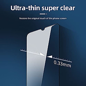 NEW'C [3 Pack] Designed for OPPO A77 5G, OPPO A57 4G, A57s Screen Protector Tempered Glass, Case Friendly Ultra Resistant