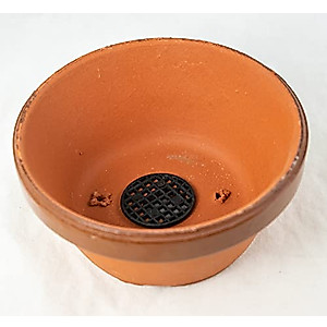 Japanese Tokoname Bonsai Training Pot, Cactus & Succulent Planter with Mesh - 5"x 5"x 2.25"