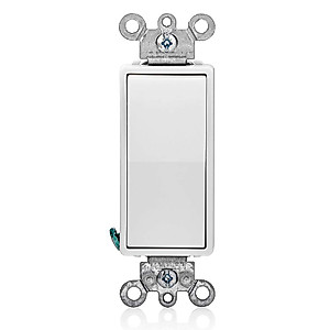 Leviton 112-05604-2WS 15A 4-Way Decora Switch with Ground White
