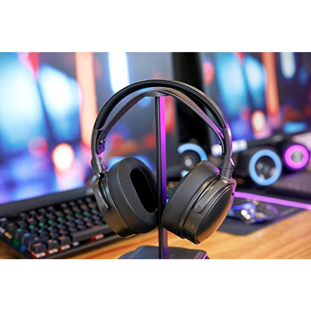 WC Freeze Maxwell - Cooling Gel Replacement Earpads for Audeze Maxwell Headphones by Wicked Cushions - Elevate Comfort, Durability, Thickness & Sound Isolation for Epic Gaming Sessions | Black