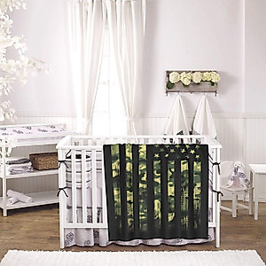 American Flag with Green Camo Baby Blanket Super Soft Microfiber Swaddling Blankets Wrap for Boys and Girls