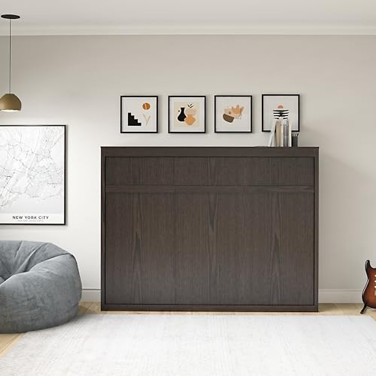 Signature Sleep Full Size Daybed Wall Bed in Espresso