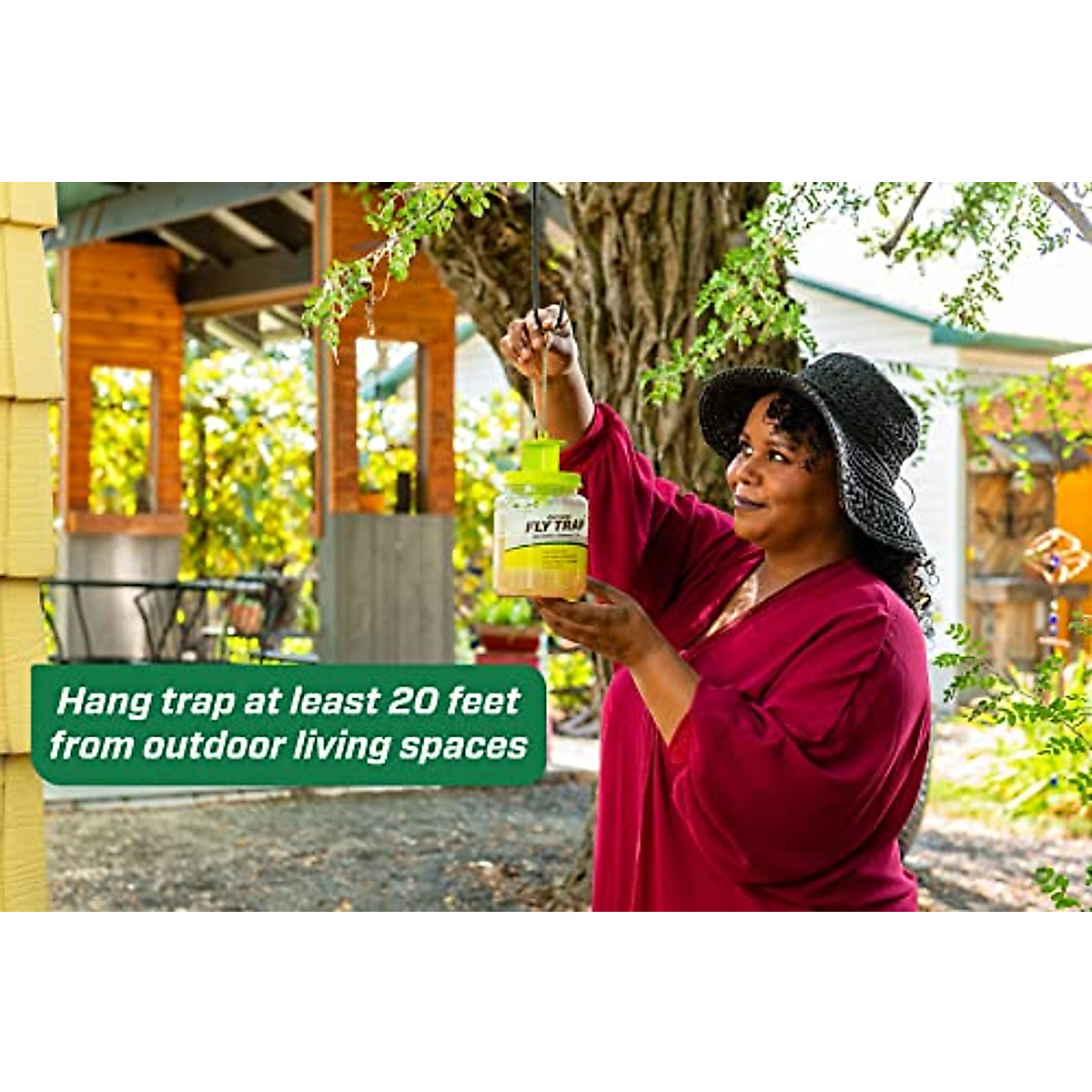 RESCUE! Outdoor Fly Trap - Reusable