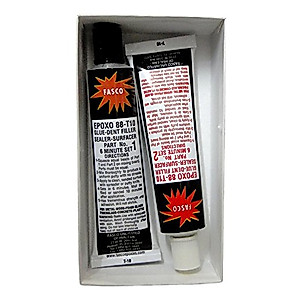 Fasco Epoxo-88 | 6min Set Epoxy Paste Clear Adhesive Glue 7oz Tube kit